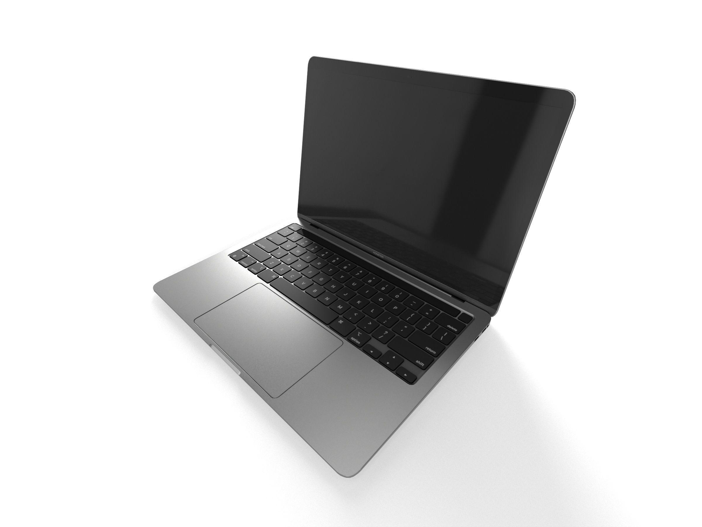 3D model 2020 macbook pro with touchbar VR / AR / low-poly | CGTrader