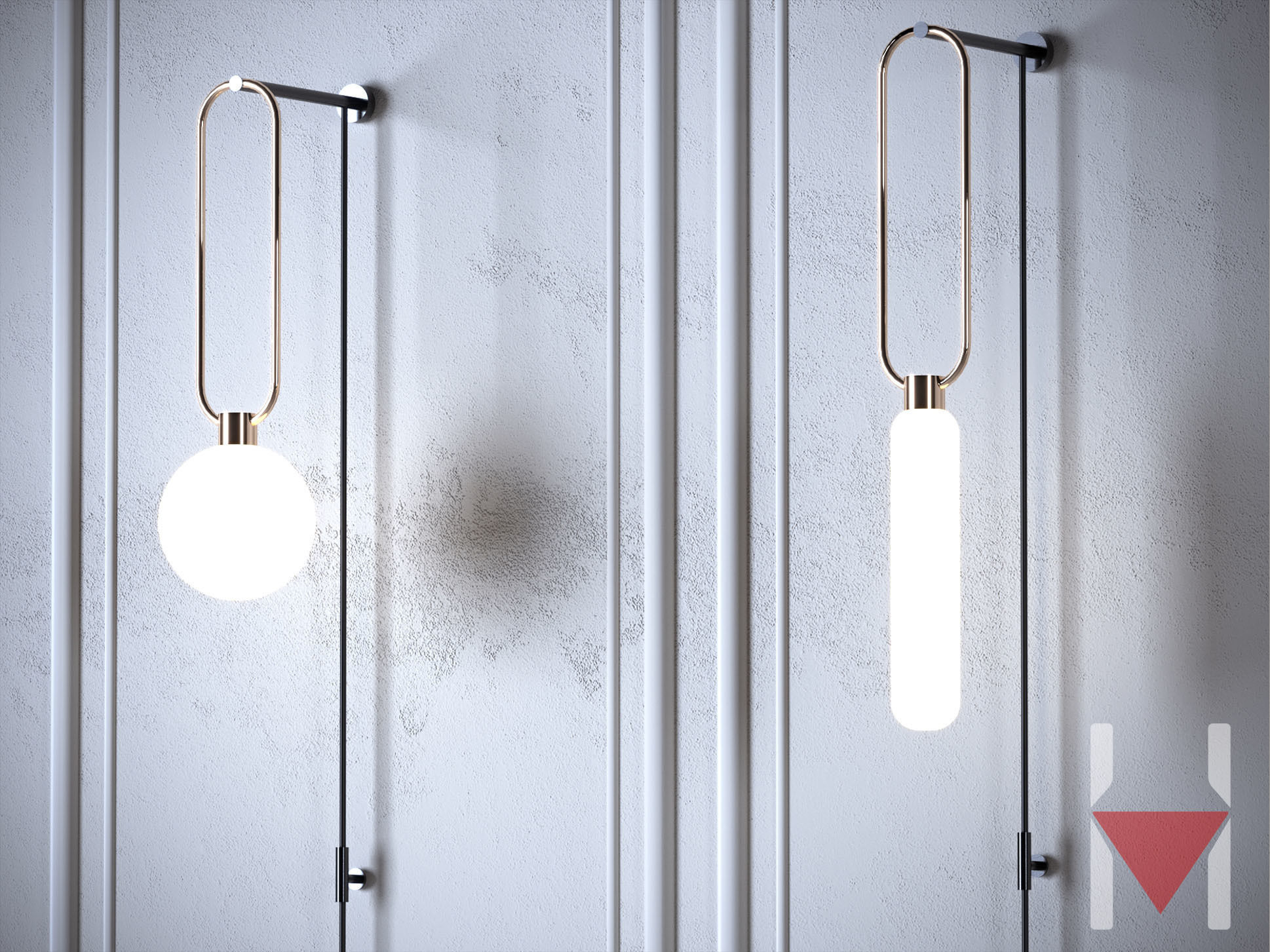 Wall Lights free 3D model | CGTrader