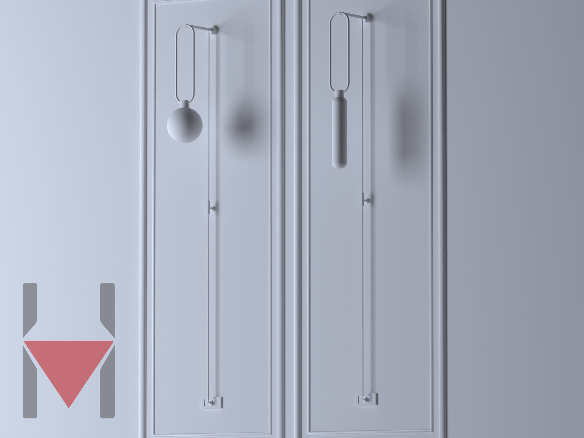 Wall Lights free 3D model | CGTrader