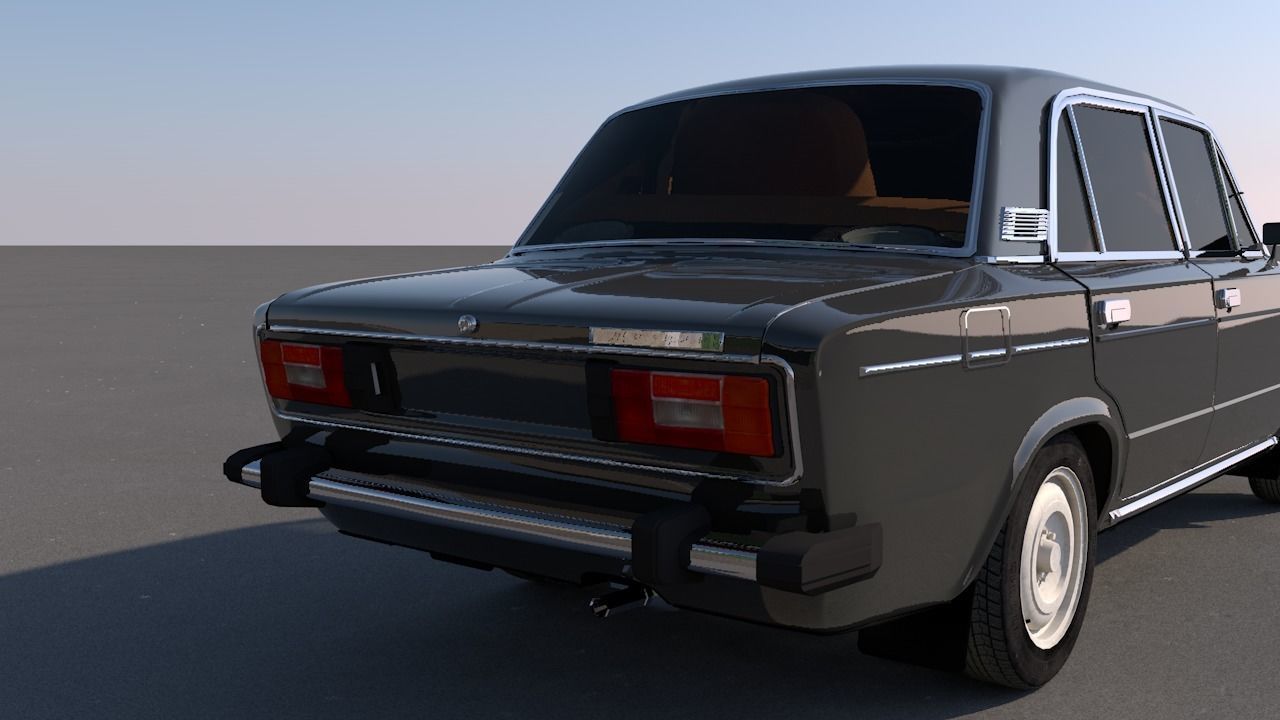 3D model VAZ 2106 VR / AR / low-poly | CGTrader