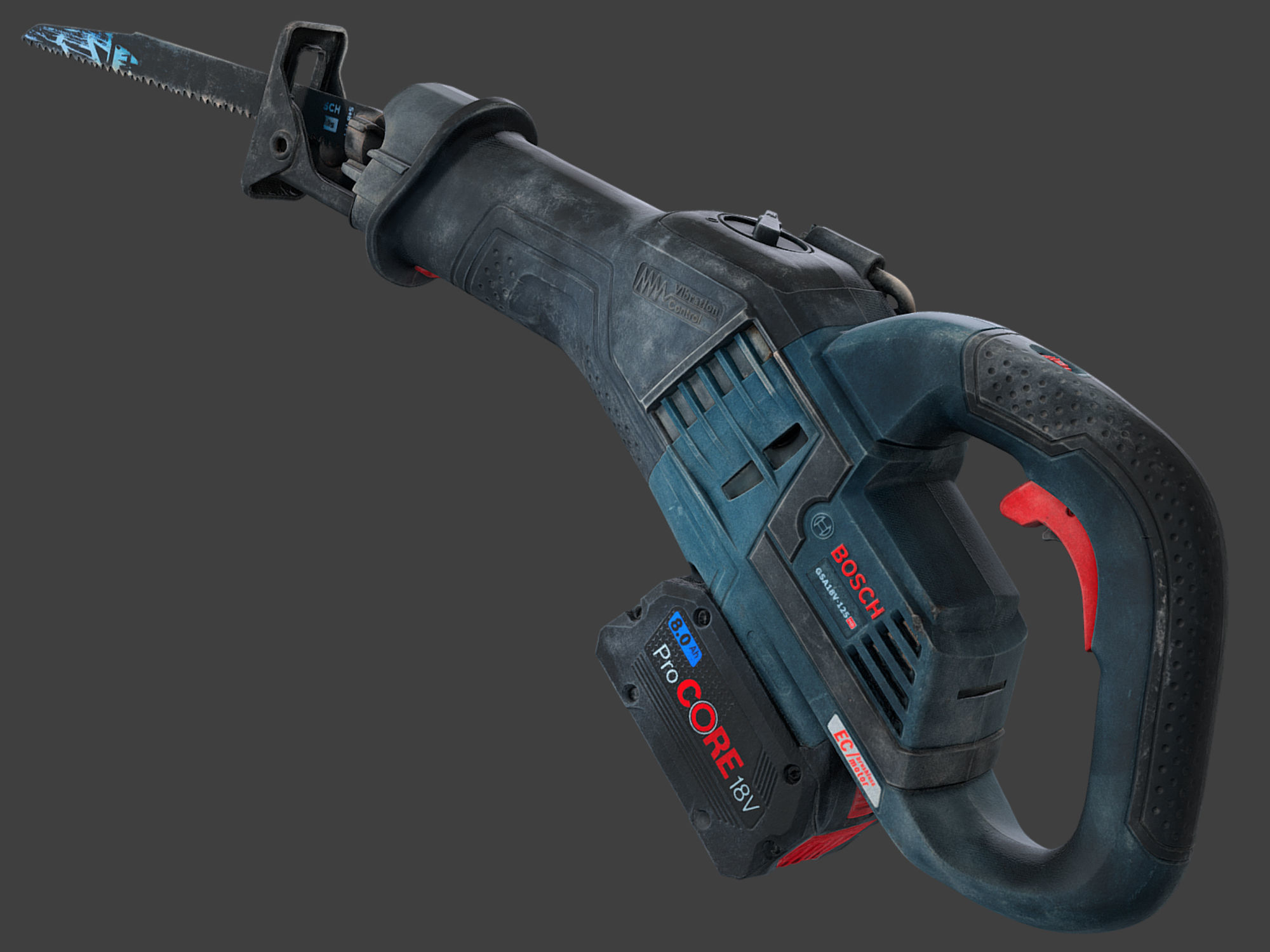 BOSCH GSA 18-V RAW Scan 3D model | CGTrader