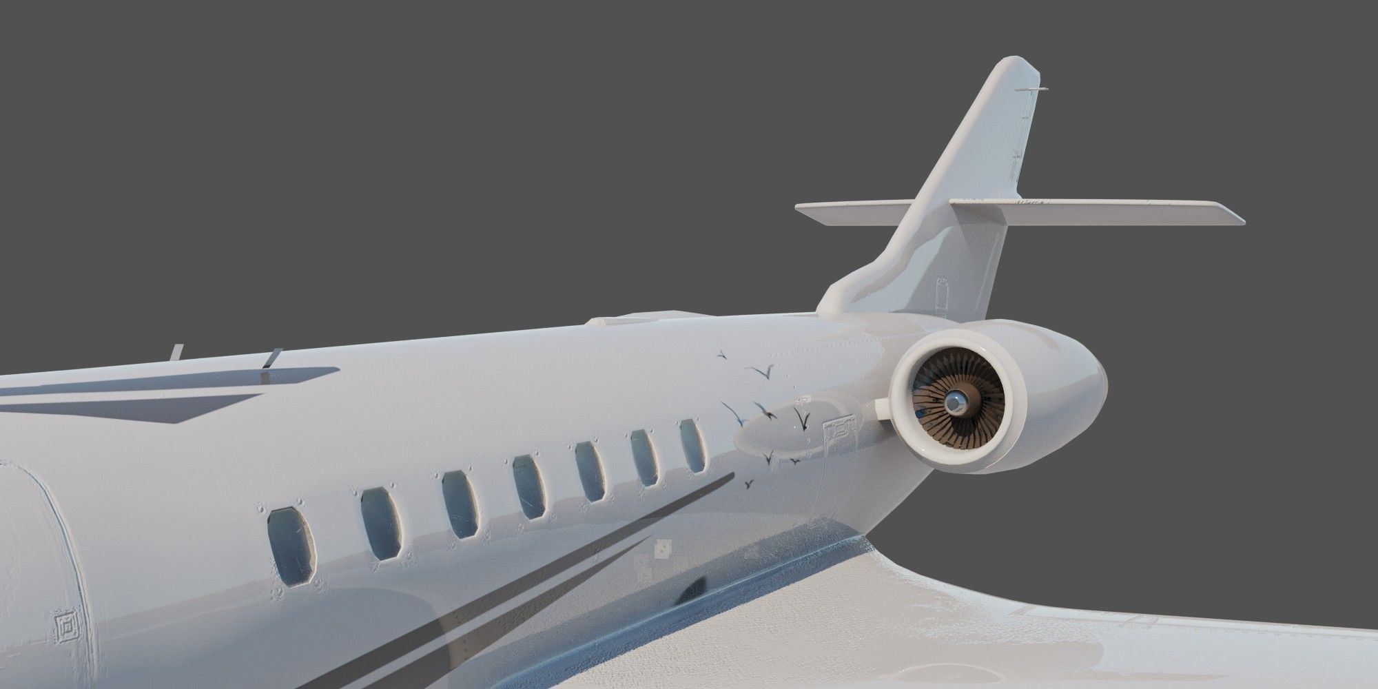 3D model Privet jet VR / AR / low-poly | CGTrader
