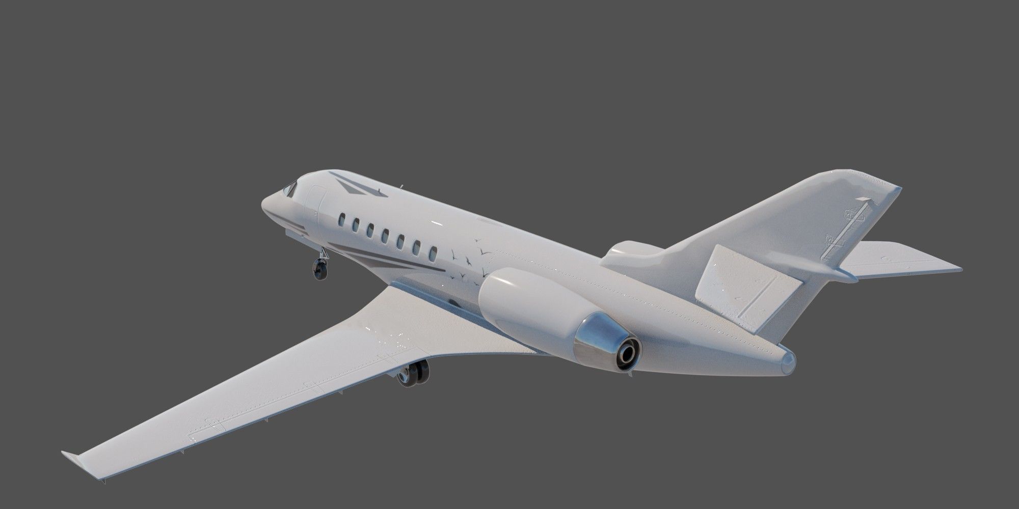 3D model Privet jet VR / AR / low-poly | CGTrader