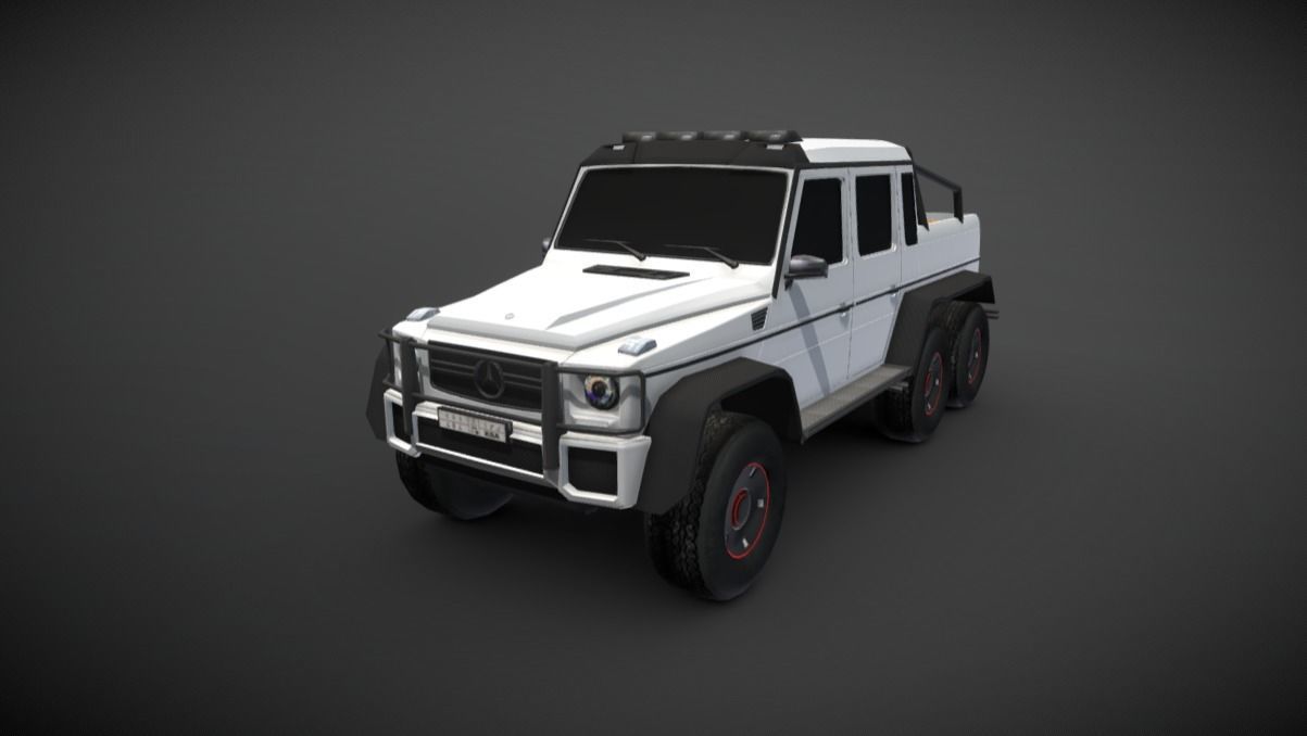 3D model Mercedes G class 6x6 VR / AR / low-poly | CGTrader
