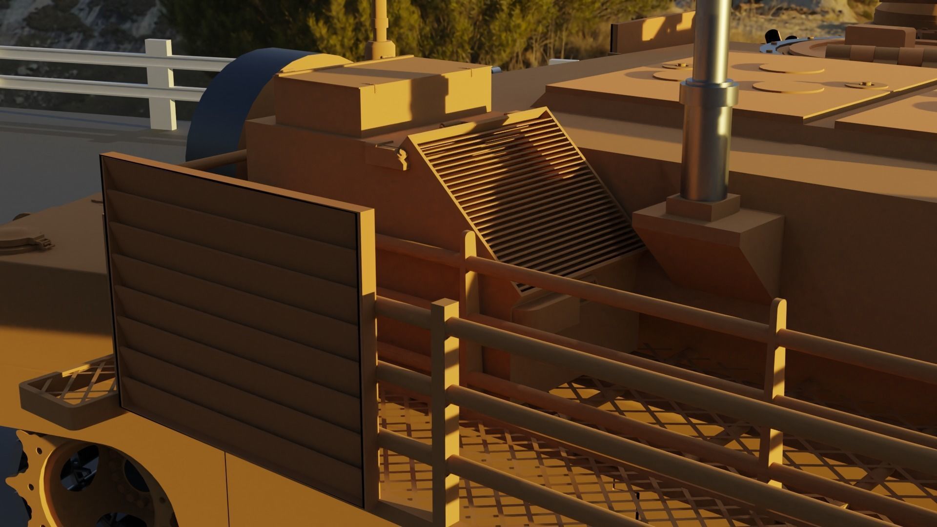 3D model M1A2 Abrams VR / AR / low-poly | CGTrader