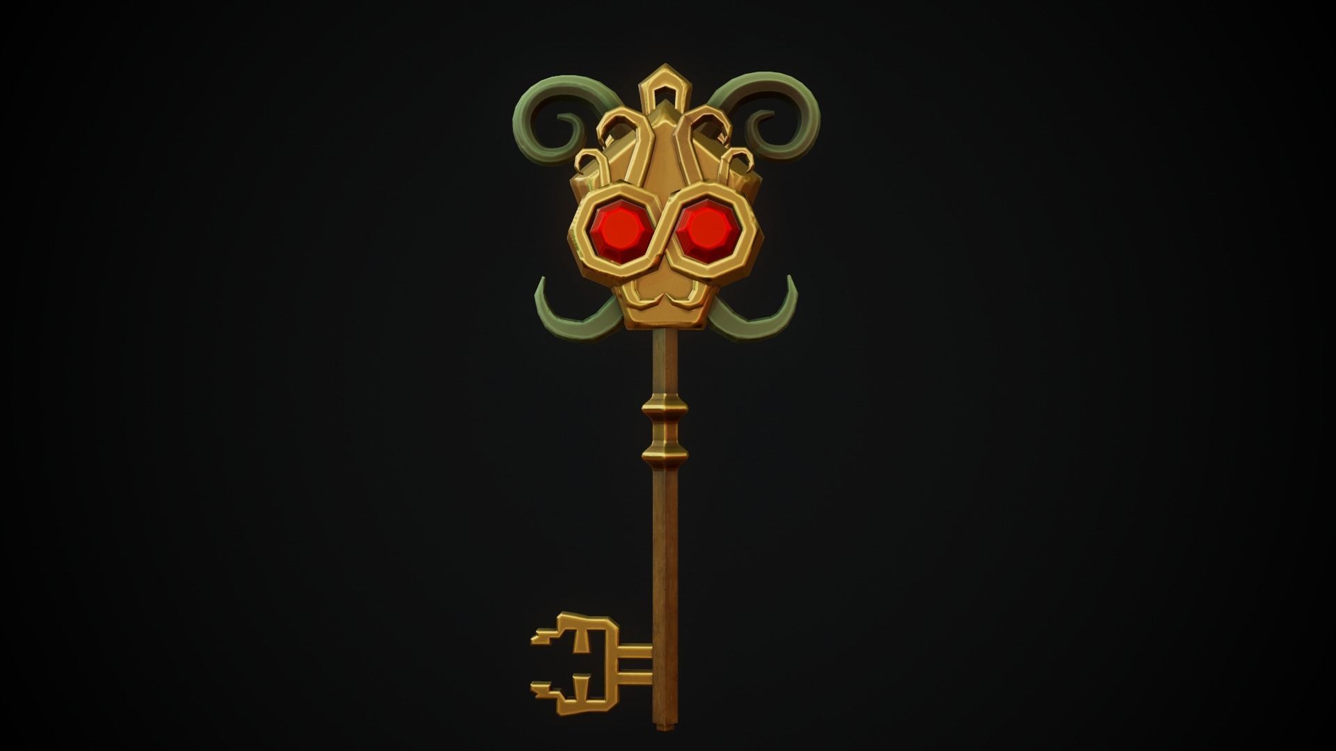 Stylized Key free VR / AR / low-poly 3D model | CGTrader