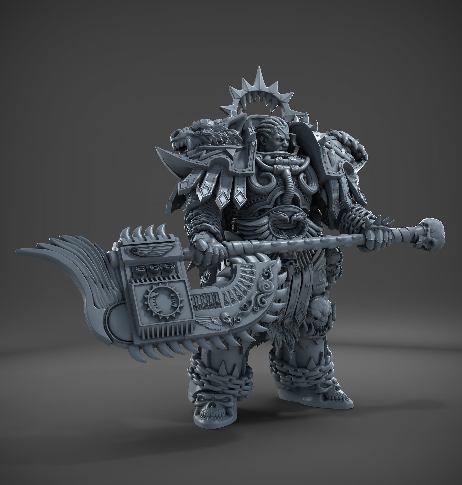 Angron 3D model 3D printable | CGTrader