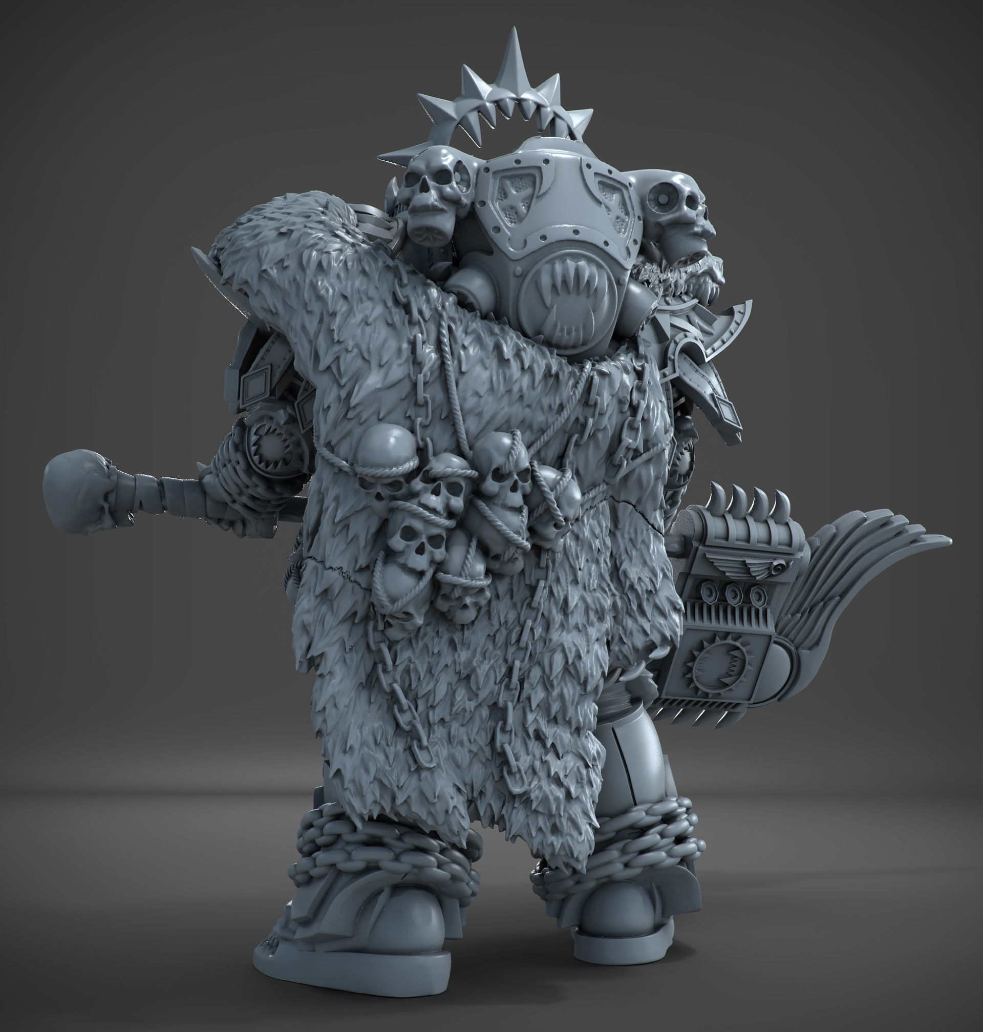 Angron 3D model 3D printable | CGTrader