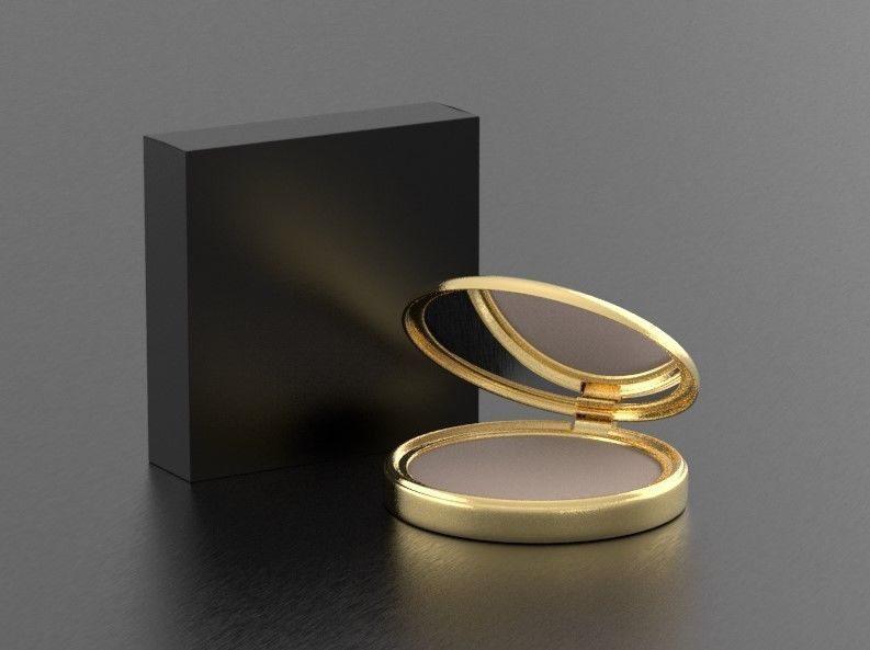 Compact Powder 3D model | CGTrader
