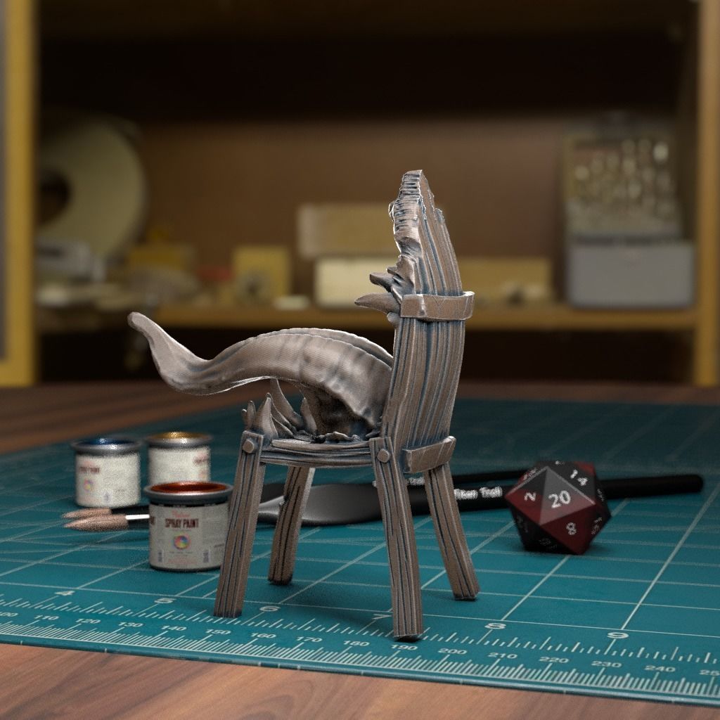 Chair Mimic Pre-Supported 3D model 3D printable | CGTrader