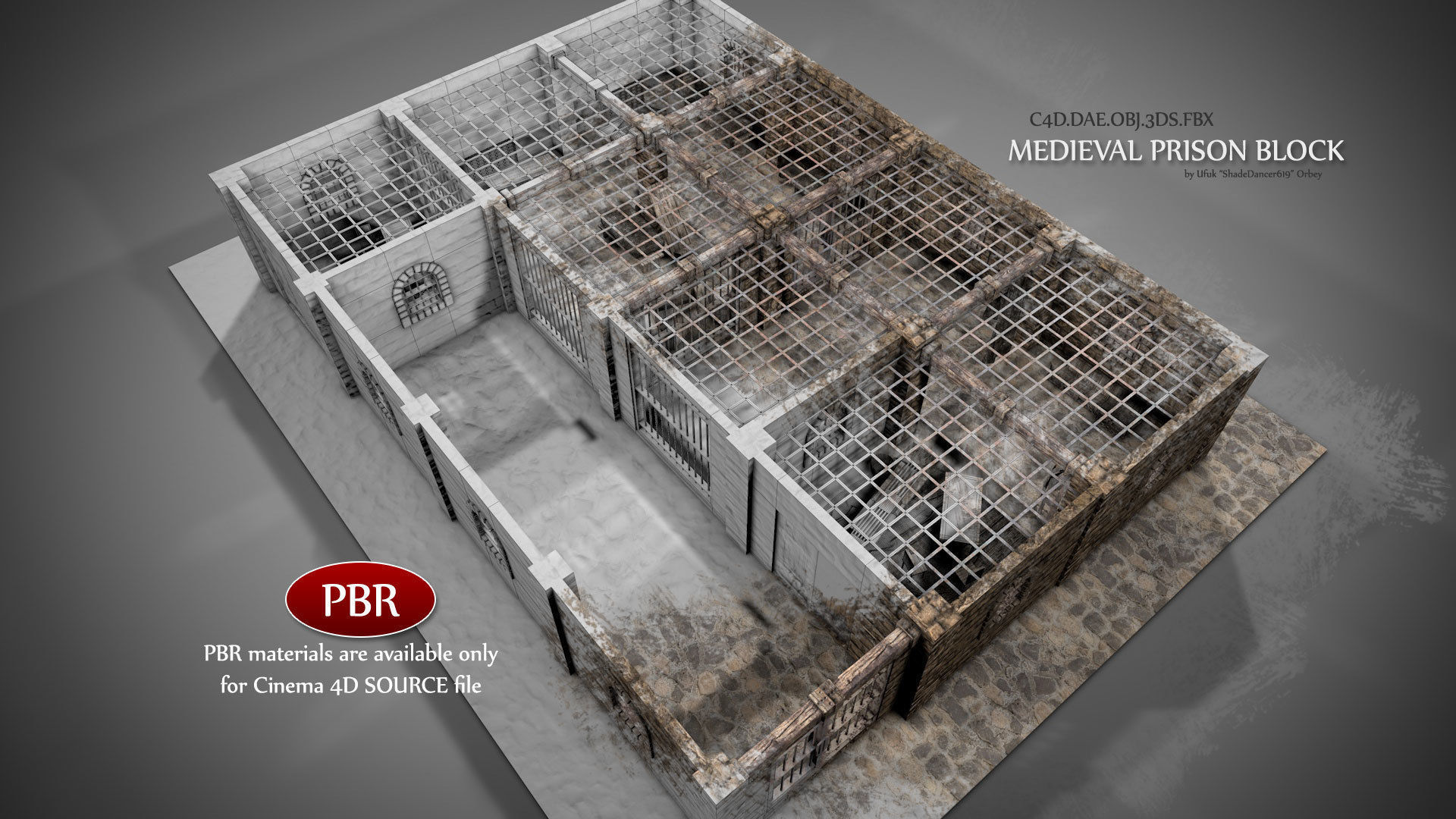 Medieval Prison Block 3D model | CGTrader