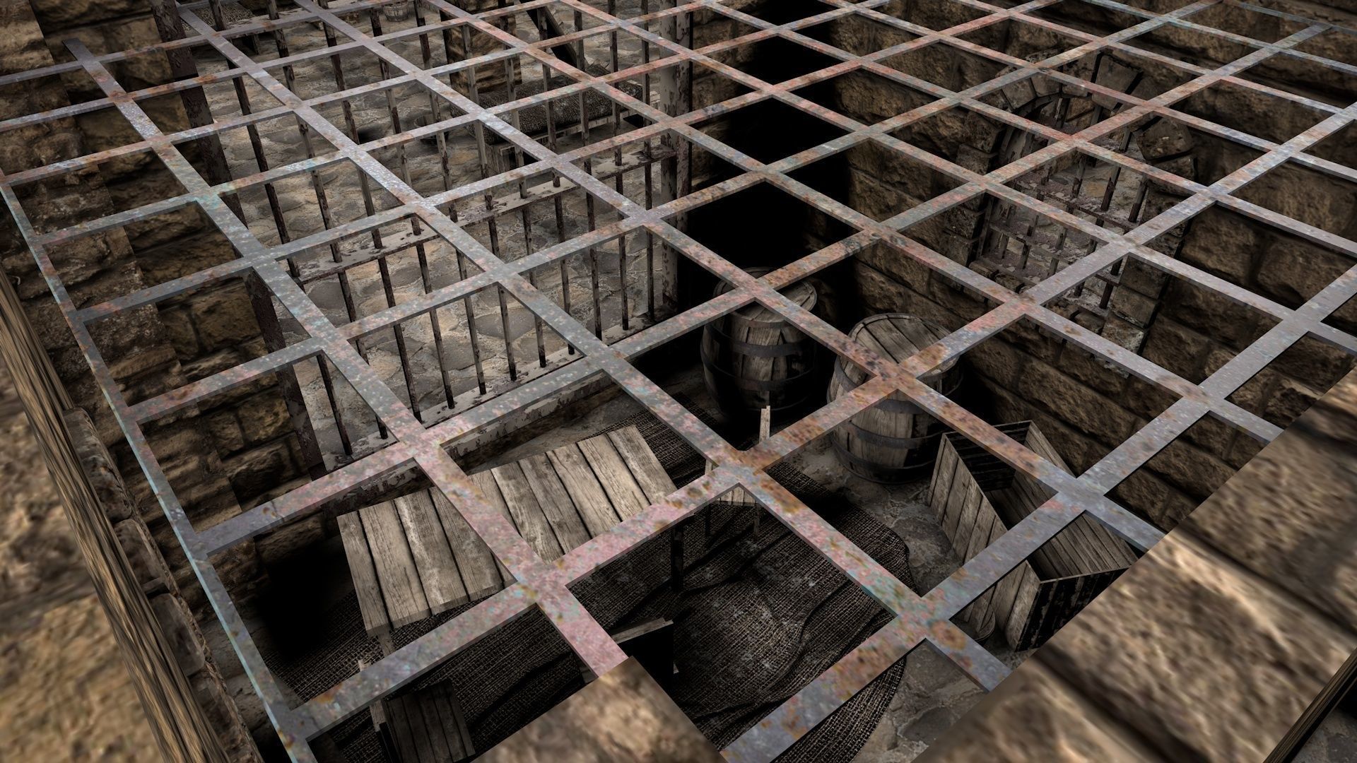 Medieval Prison Block 3D model | CGTrader