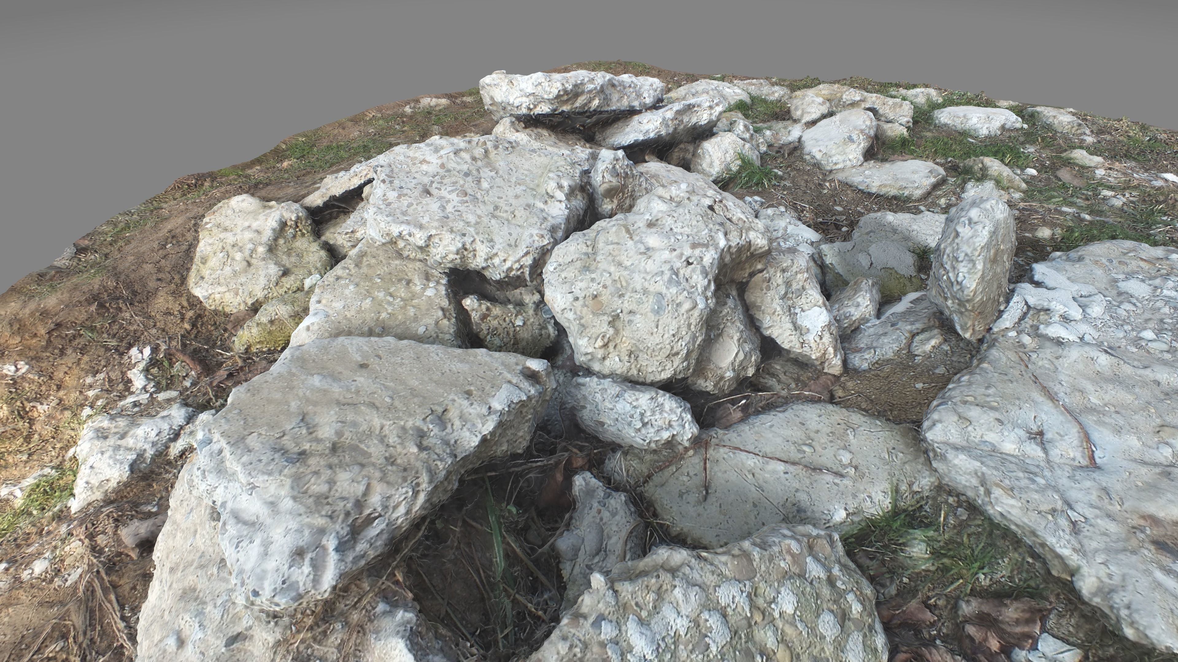 3D model Rubble mound concrete 1 VR / AR / low-poly | CGTrader