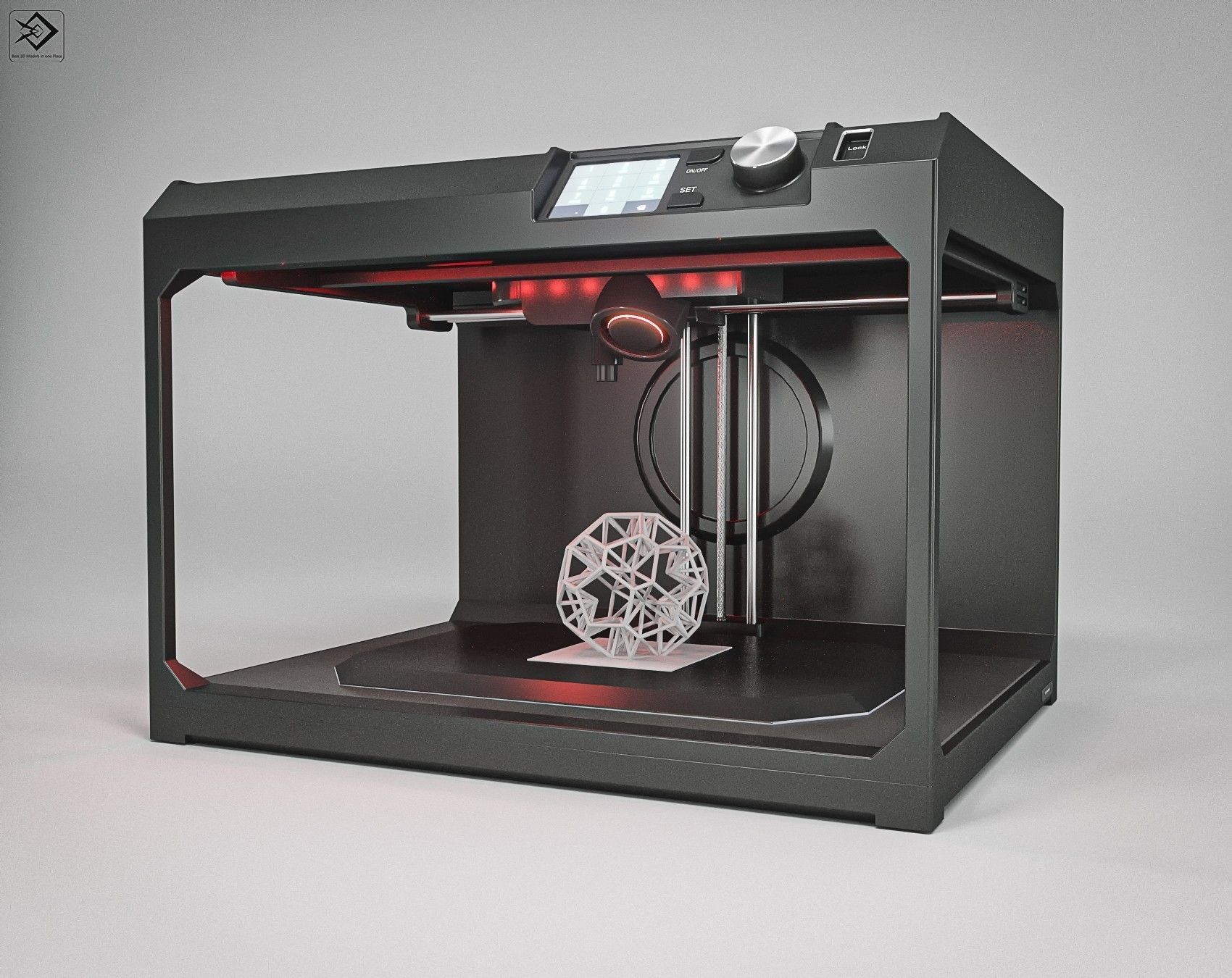 3D model 3d printer VR / AR / low-poly | CGTrader