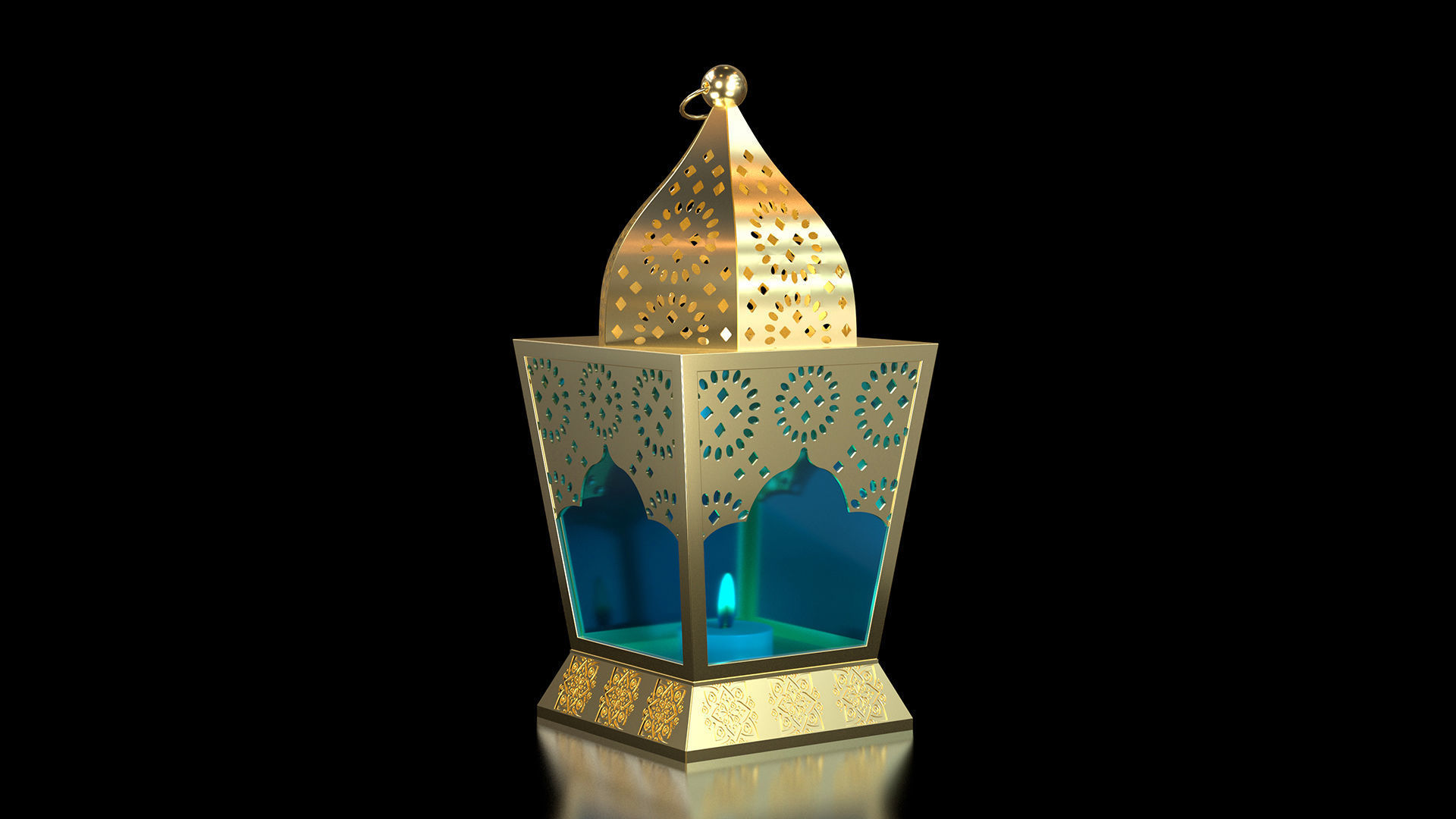Ramadan Lantern 3D Model 3D model | CGTrader