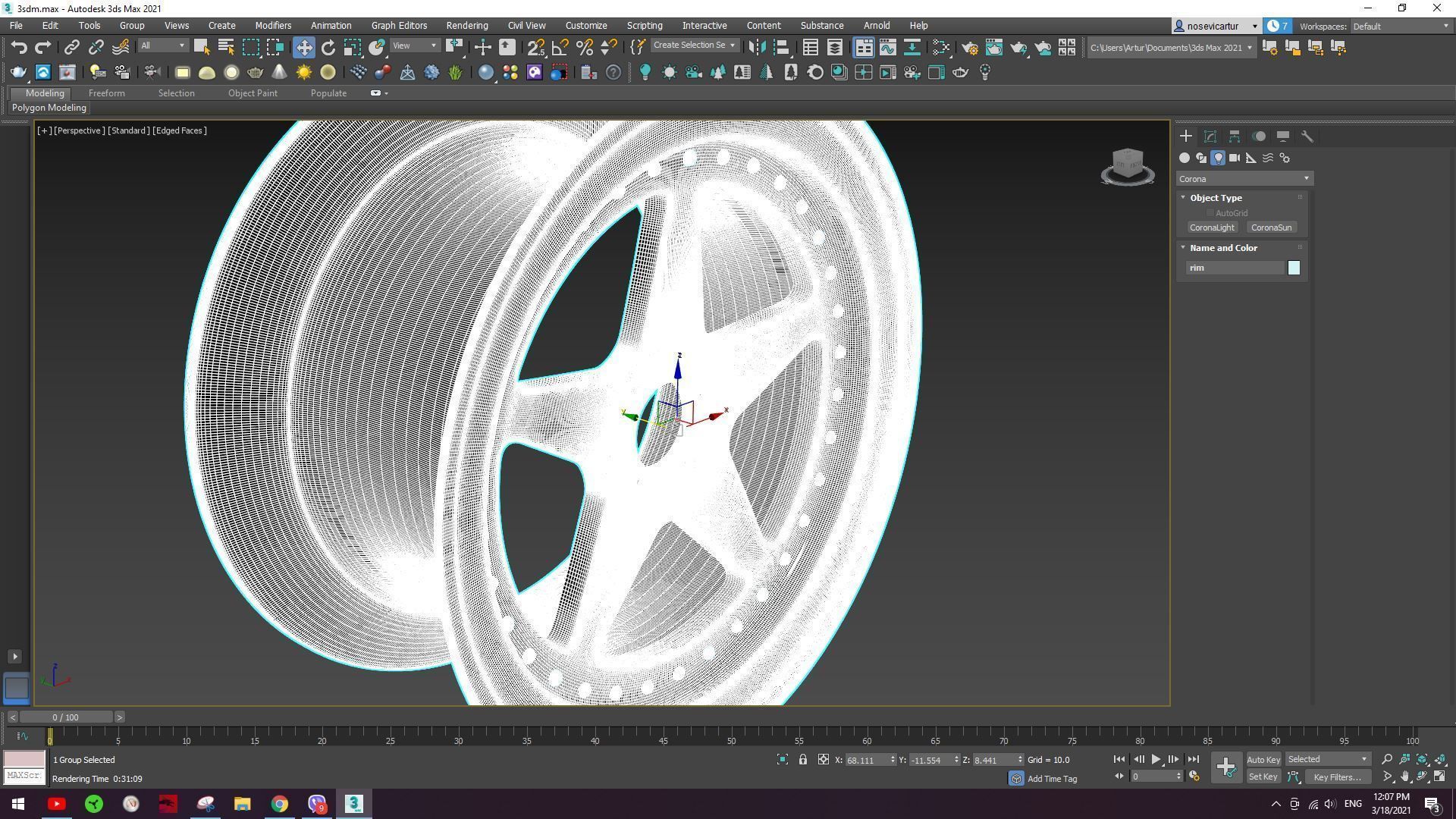 3sdm rim 3D model | CGTrader