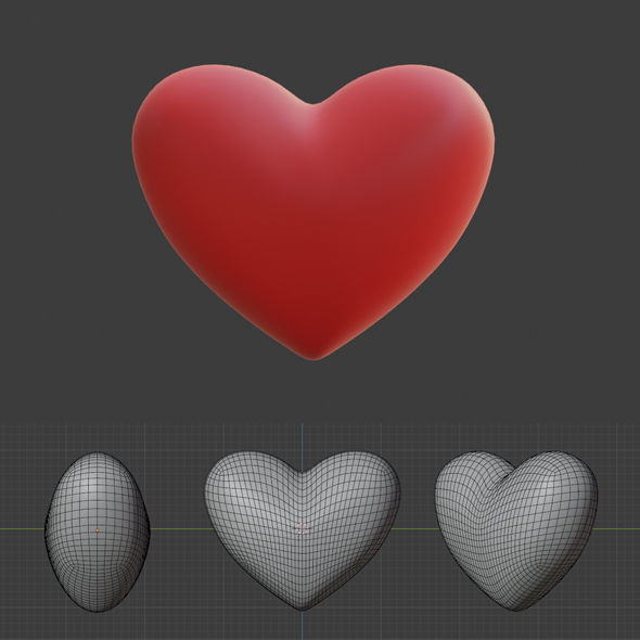 3D model Heart Mesh VR / AR / low-poly | CGTrader