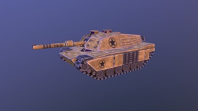 3D model low poly tank VR / AR / low-poly | CGTrader