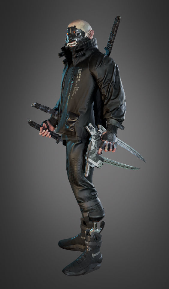 3D model Urban Samurai VR / AR / low-poly | CGTrader