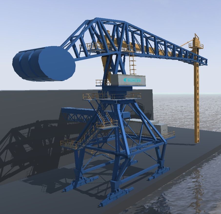 3D model Buhler ship loader 3d low-poly model VR / AR / low-poly | CGTrader