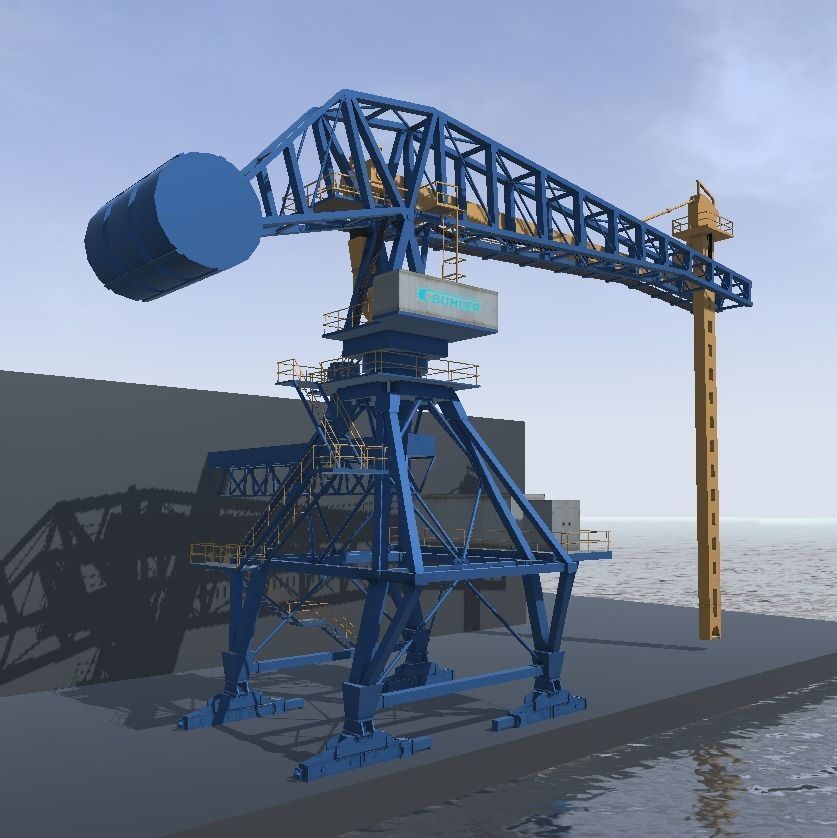 3D model Buhler ship loader 3d low-poly model VR / AR / low-poly | CGTrader