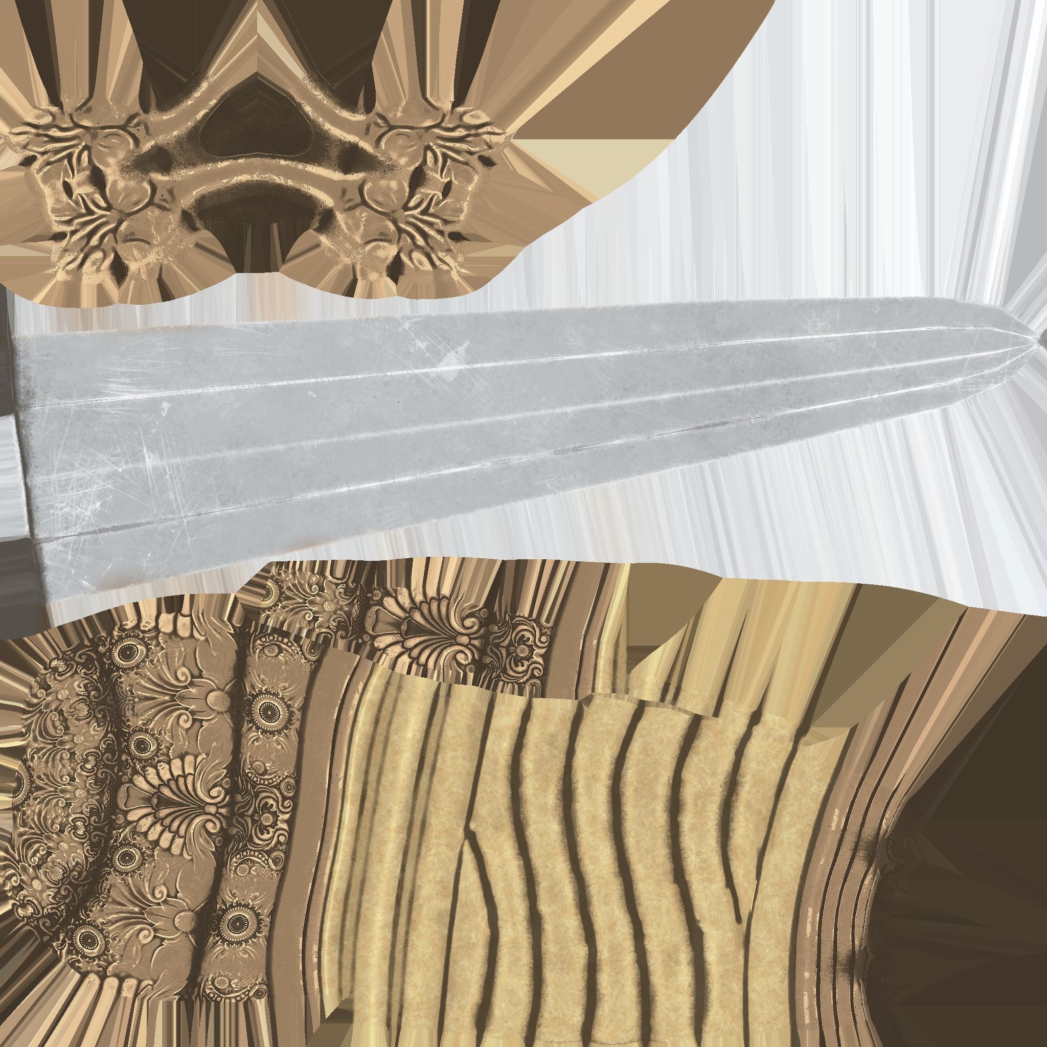 3D model Fancy Dagger VR / AR / low-poly | CGTrader