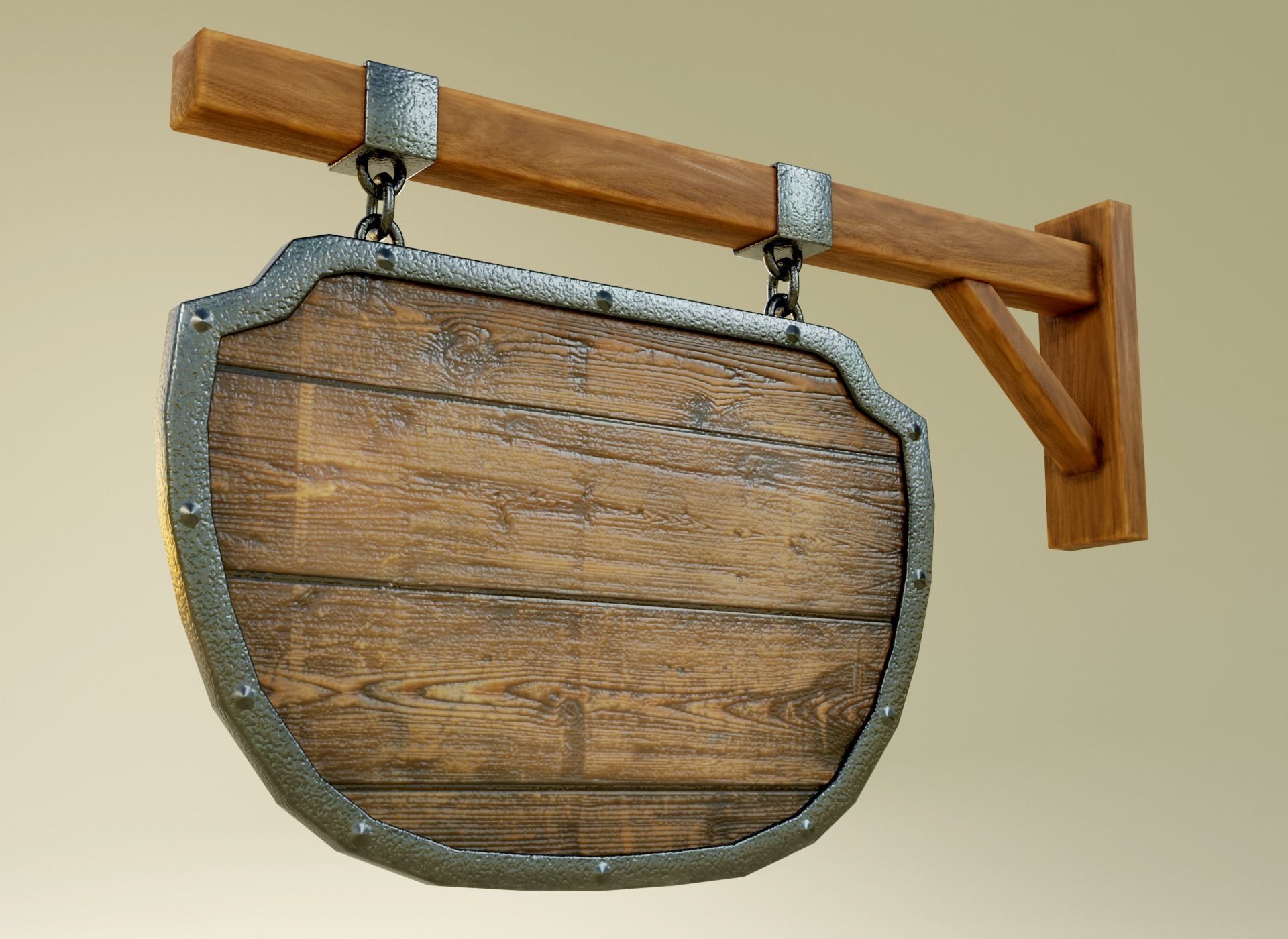 3D model Medival Sign Set VR / AR / low-poly | CGTrader