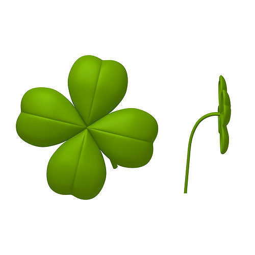 Clover Cartoon 3D model | CGTrader