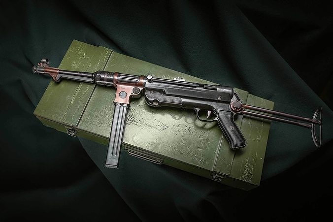 3D model MP38 assault rifle VR / AR / low-poly | CGTrader