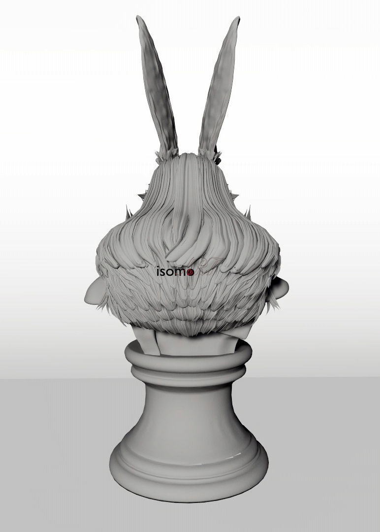 Lyna Portrait Bust Final Fantasy 14 FFXIV 3D model 3D printable | CGTrader
