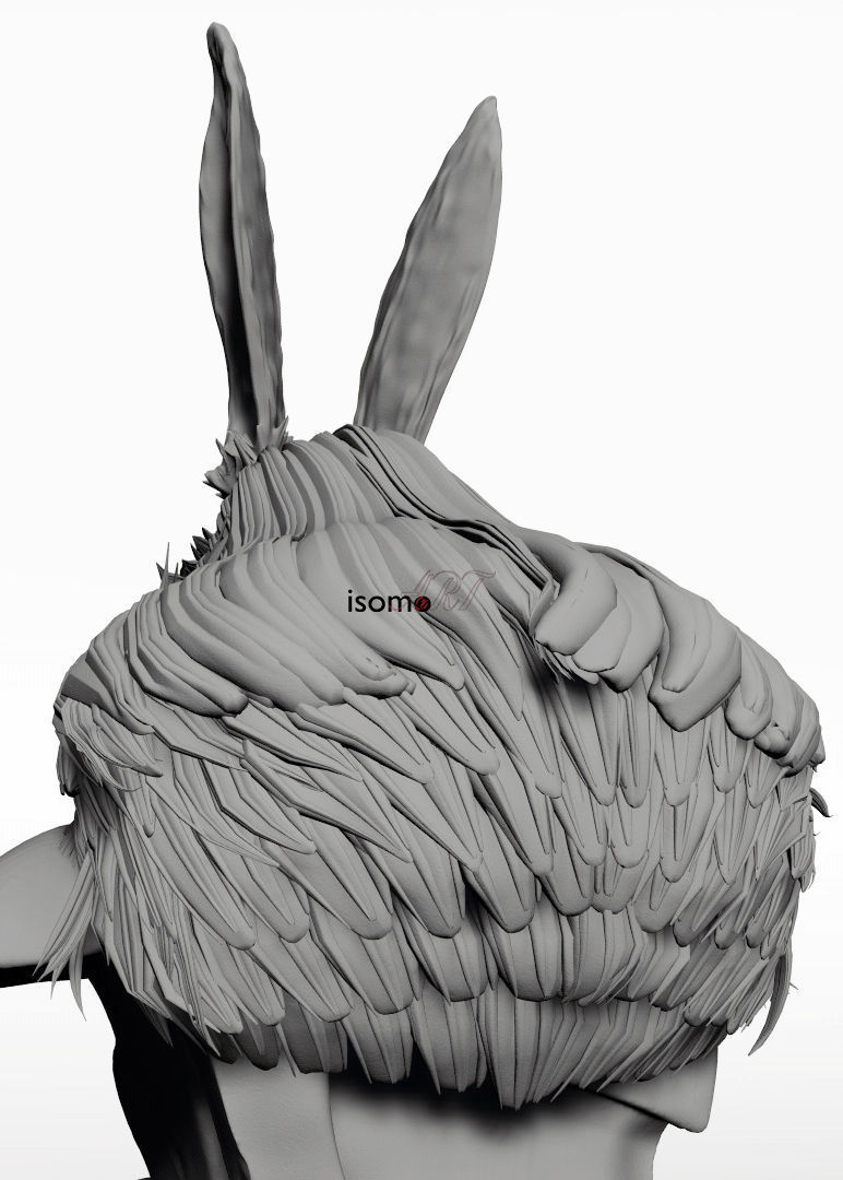 Lyna Portrait Bust Final Fantasy 14 FFXIV 3D model 3D printable | CGTrader