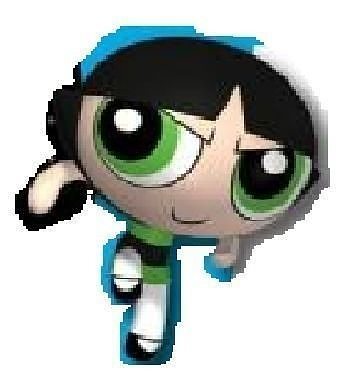 buttercup 3d model powerpuff girl with eyes and hair free 3D model ...