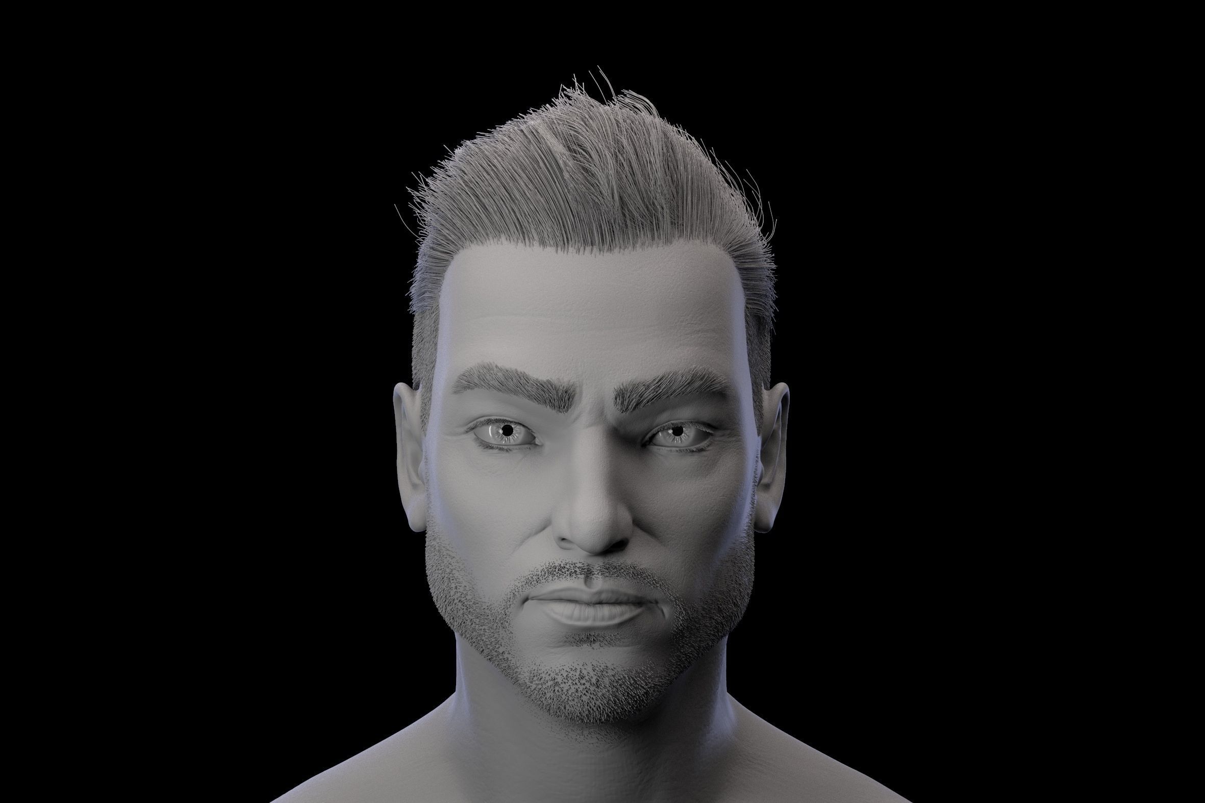 The head man 3D model | CGTrader
