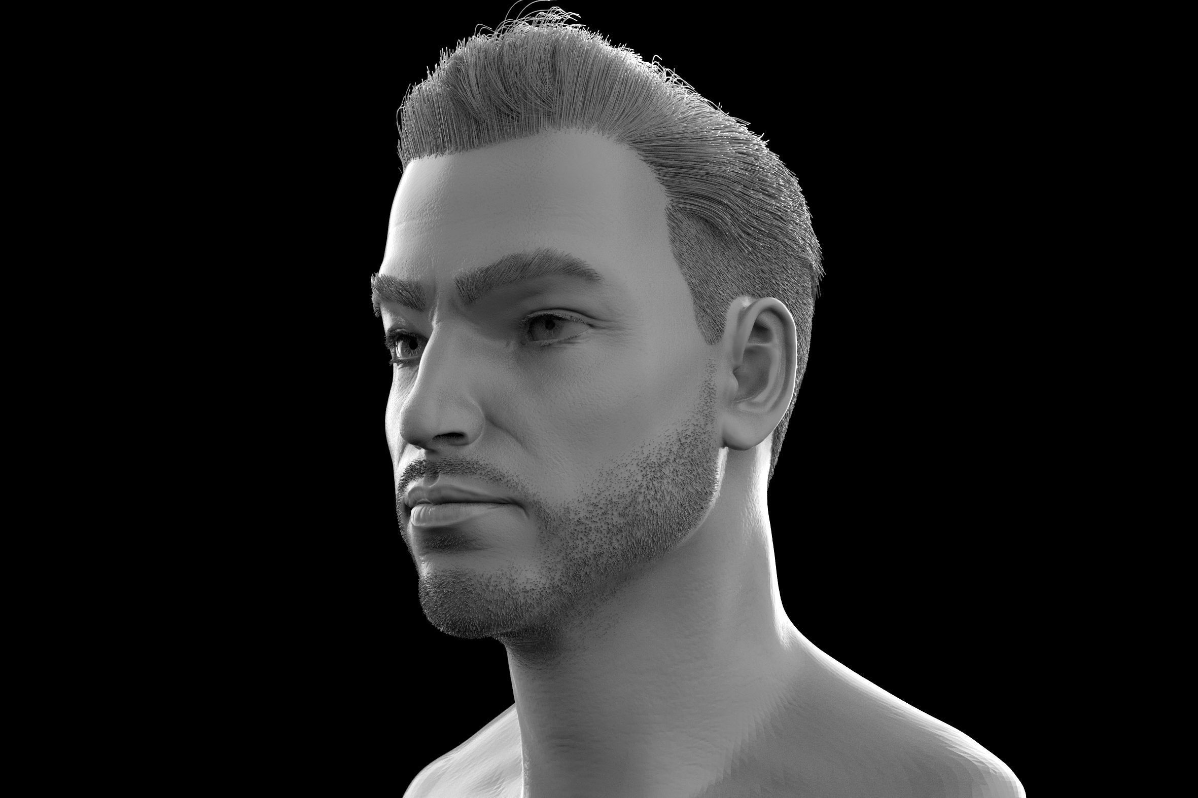 The head man 3D model | CGTrader