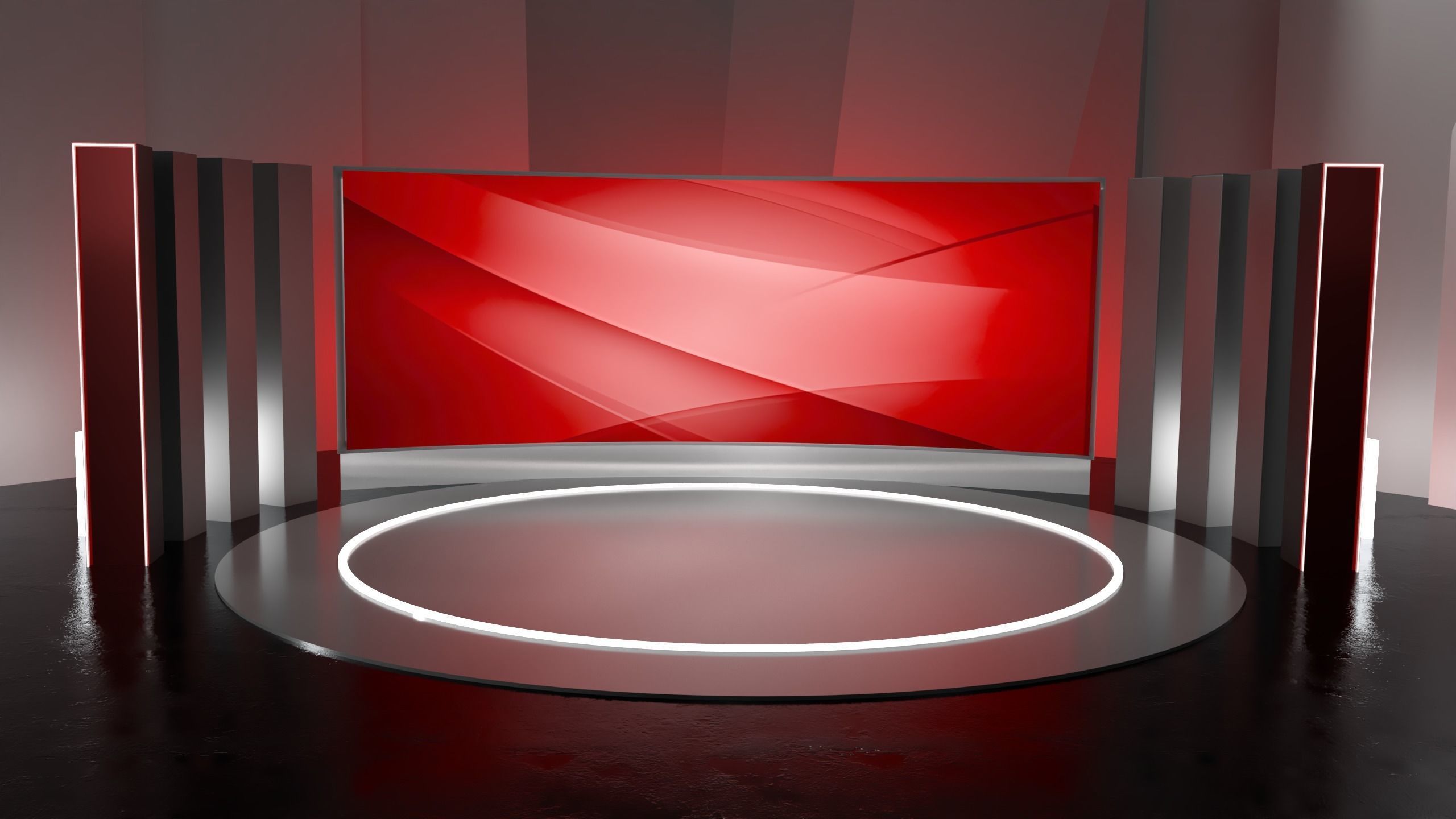 Simple virtual studio 3D model | CGTrader