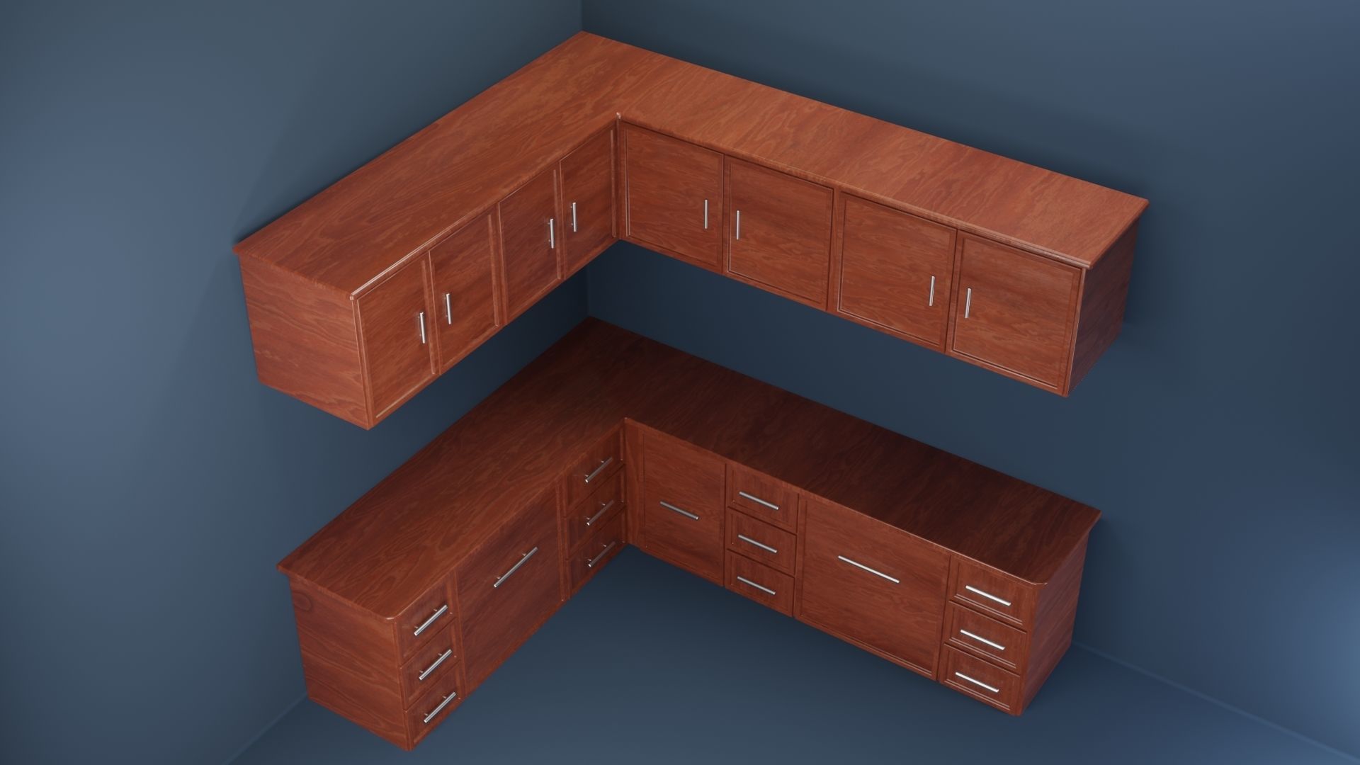 Kitchen Cabinet free 3D model | CGTrader