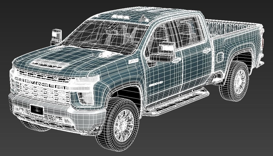 Chevrolet Silverado 2500HD Z71 2020 3D model | CGTrader