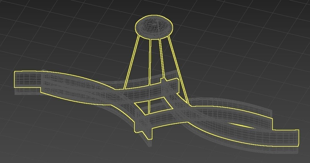 Arcs by modern forms 3D model | CGTrader