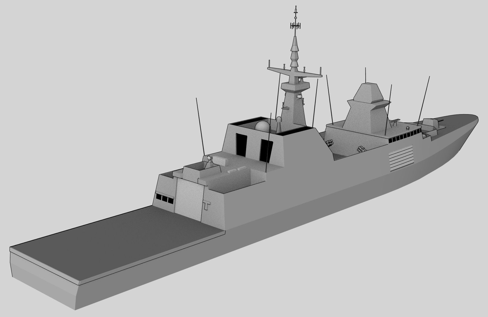 3D model FFG Formidable VR / AR / low-poly | CGTrader