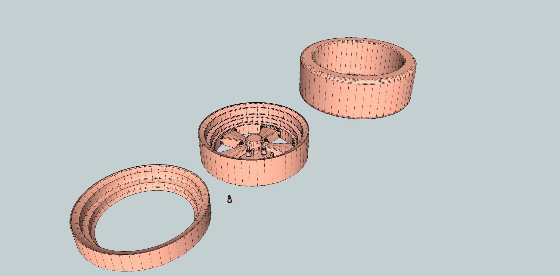 cragar s-s car wheel printable 3D model 3D printable | CGTrader