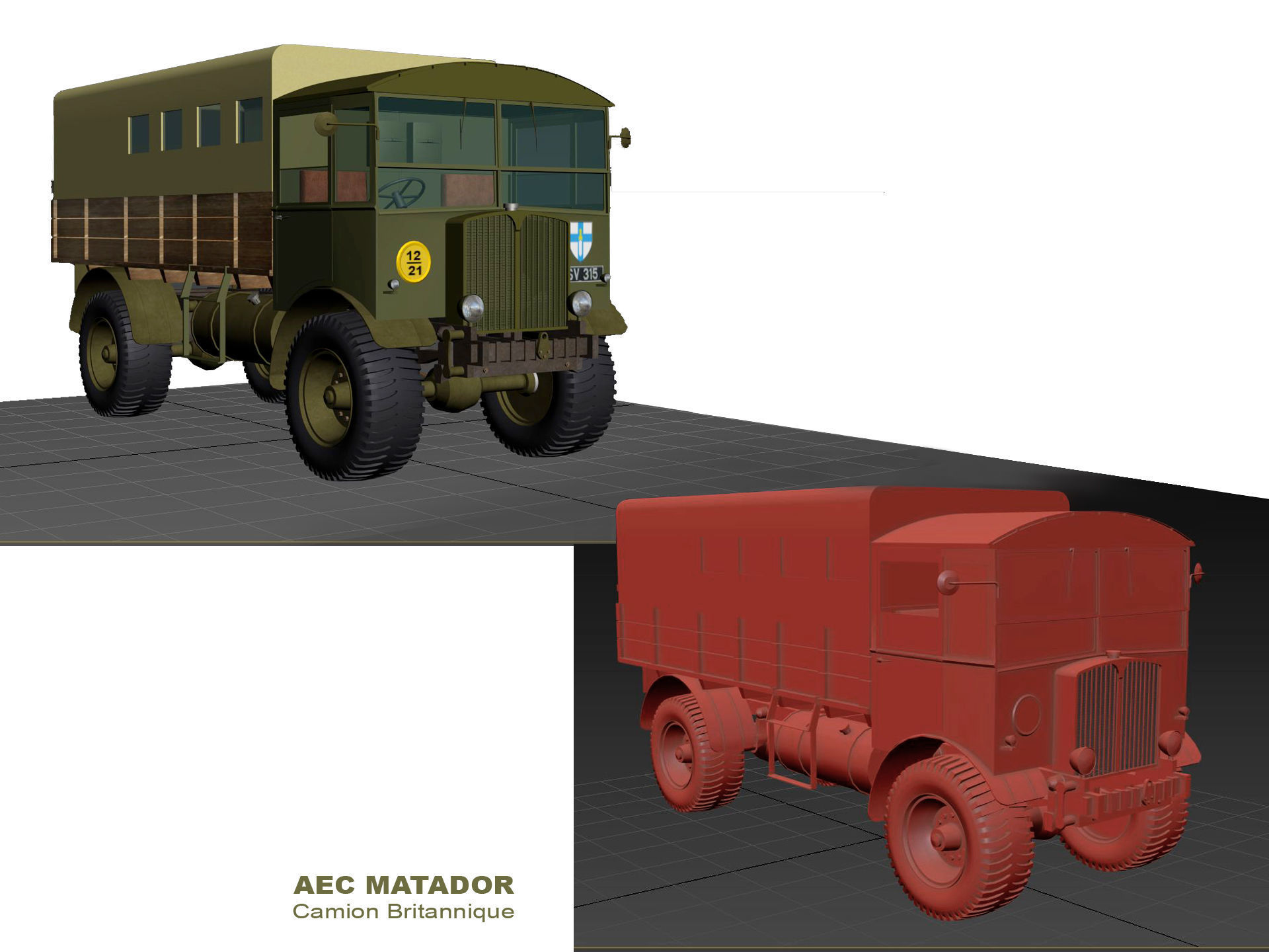 AEC Matador 3D model rigged | CGTrader