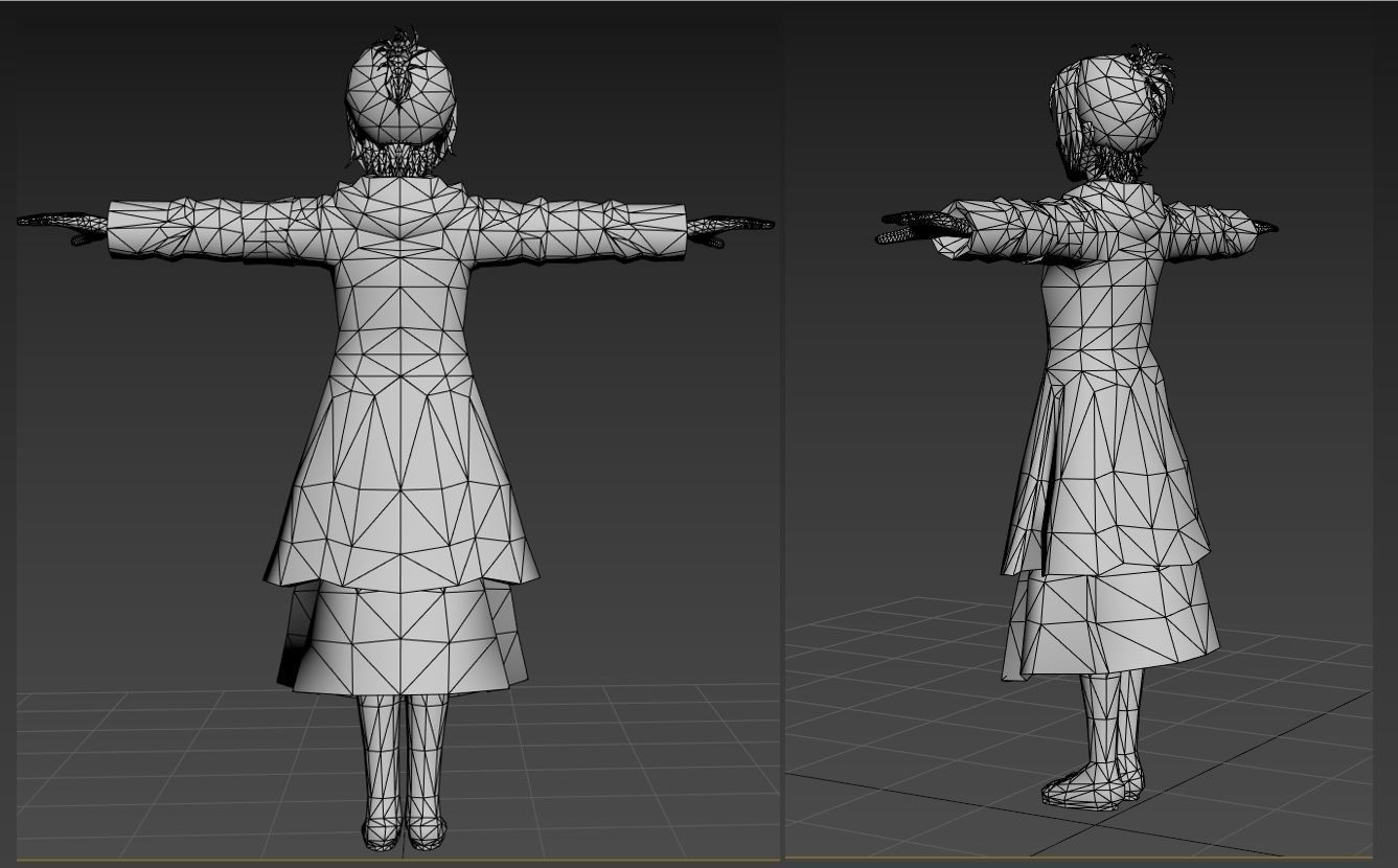 3D model Gabi AOT VRChat Oculus Quest VR / AR / low-poly rigged | CGTrader