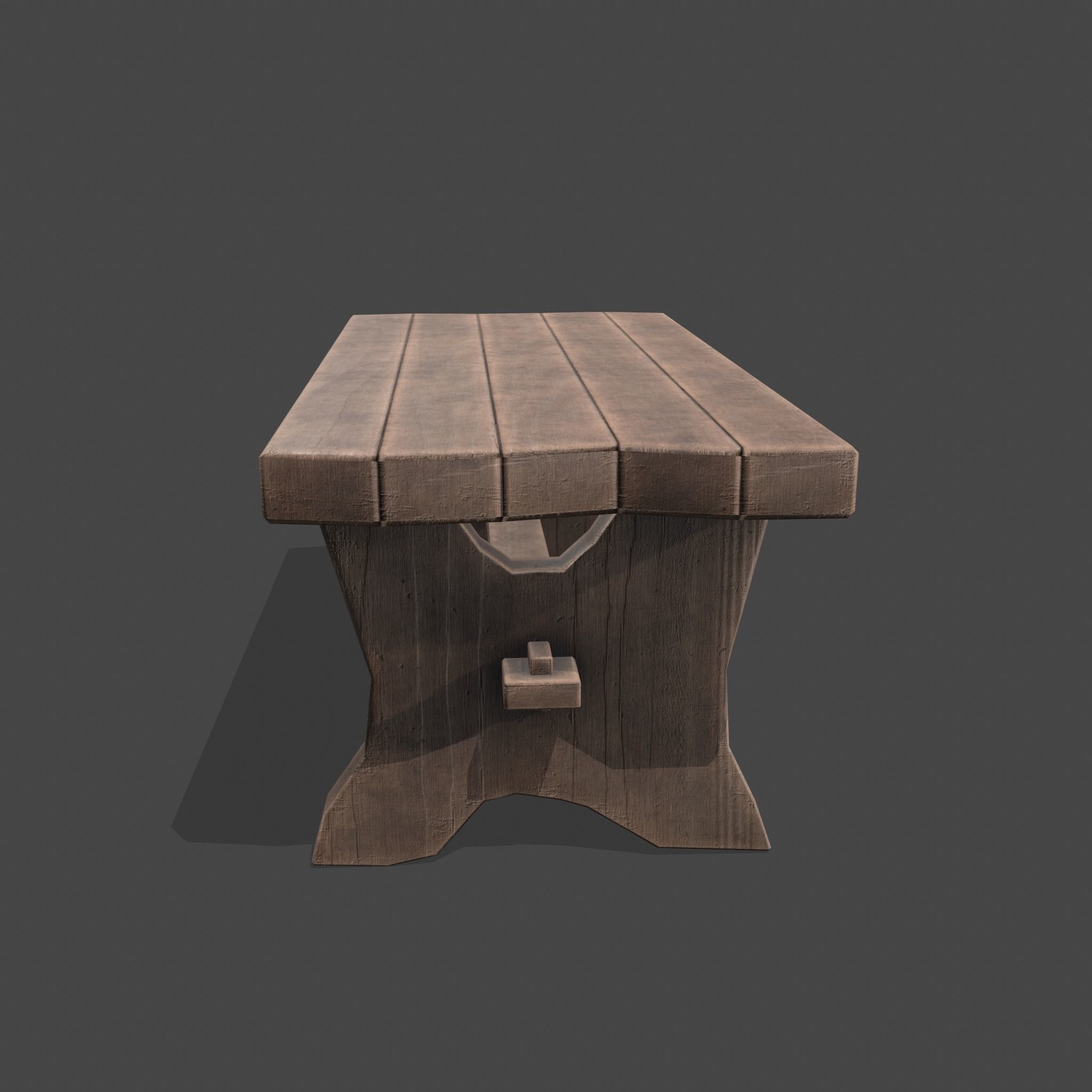 3D model Medieval Blacksmith Bench VR / AR / low-poly | CGTrader
