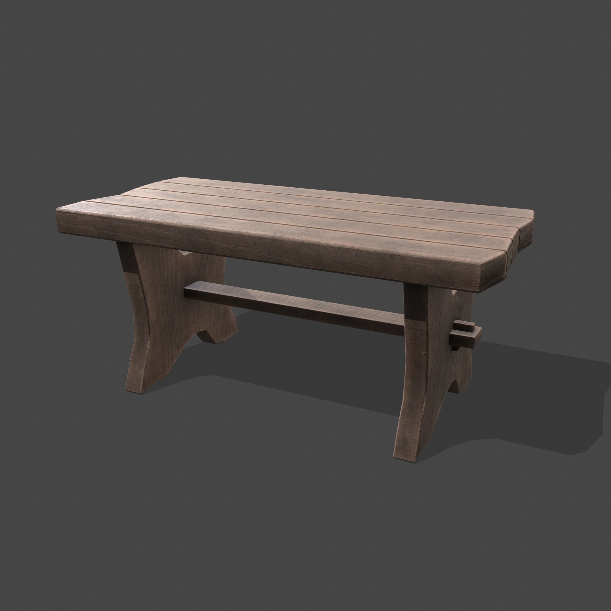 3D model Medieval Blacksmith Bench VR / AR / low-poly | CGTrader