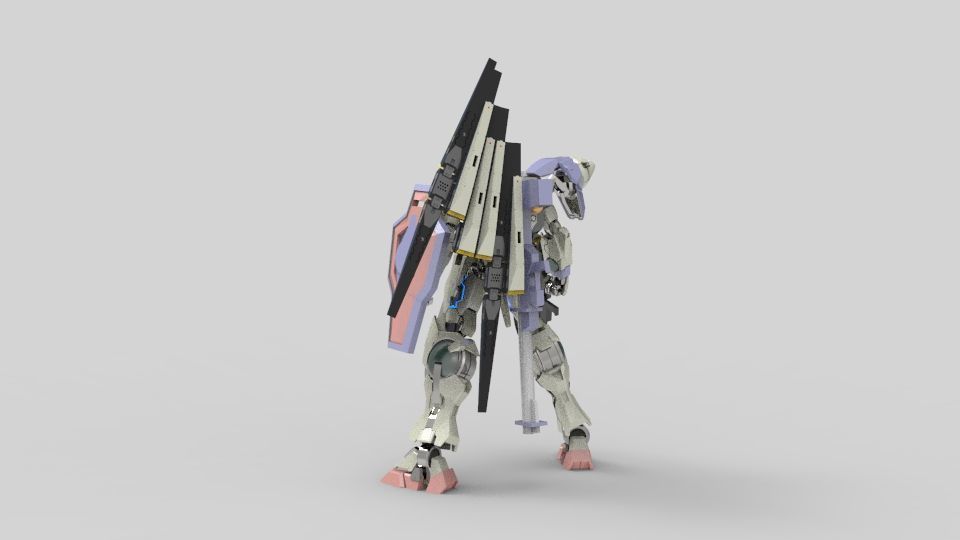 Gundam 00 Hyper Spirit 3D model | CGTrader