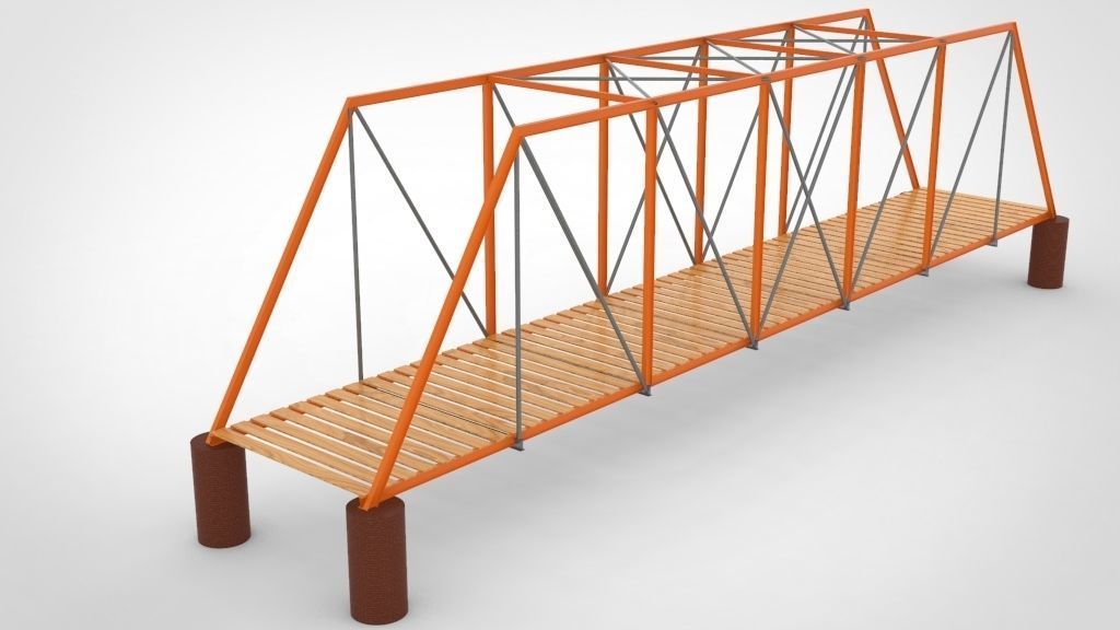 Truss Bridge 3D model | CGTrader