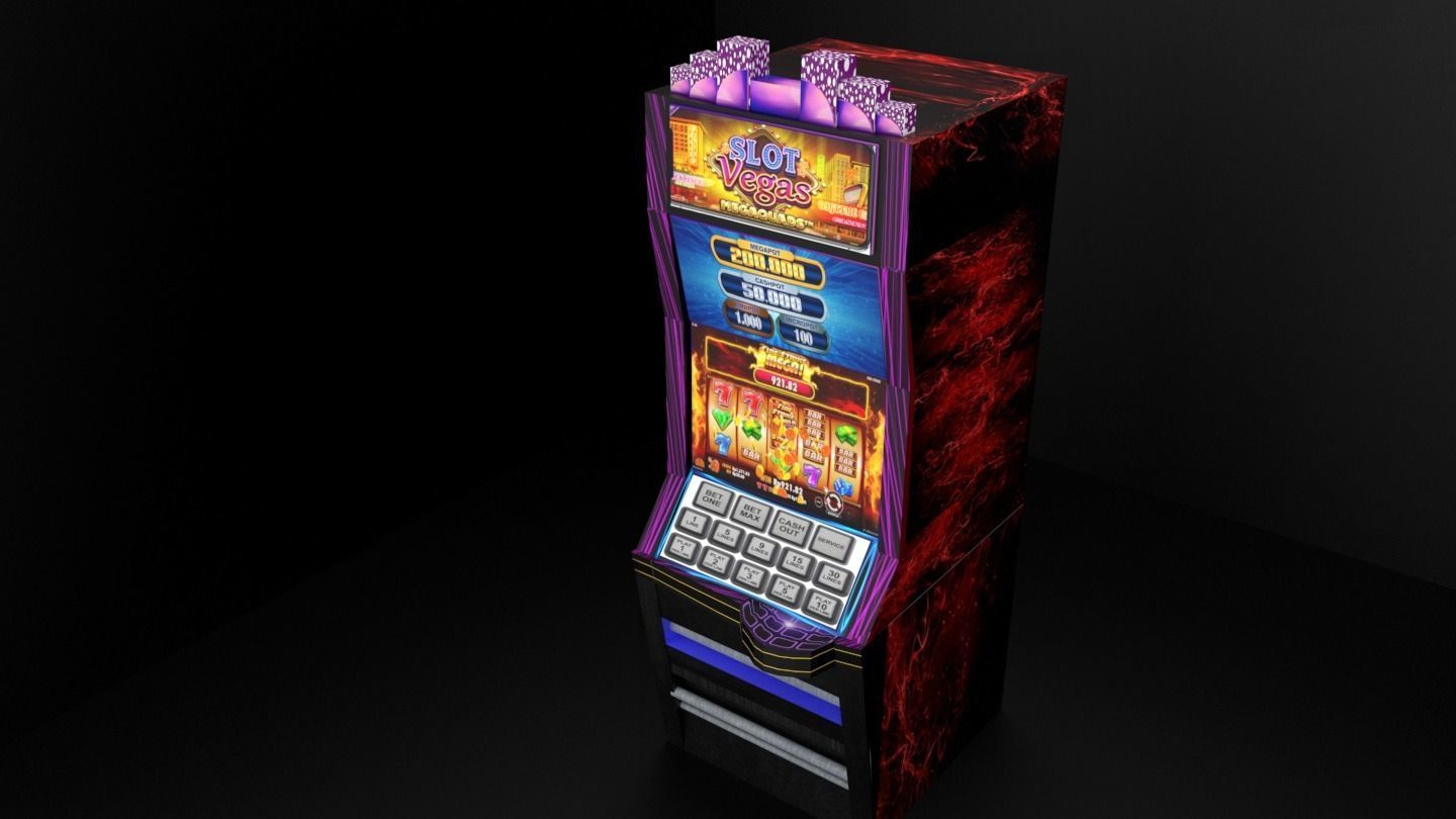 3D model Modern Casino Slot Machine VR / AR / low-poly | CGTrader