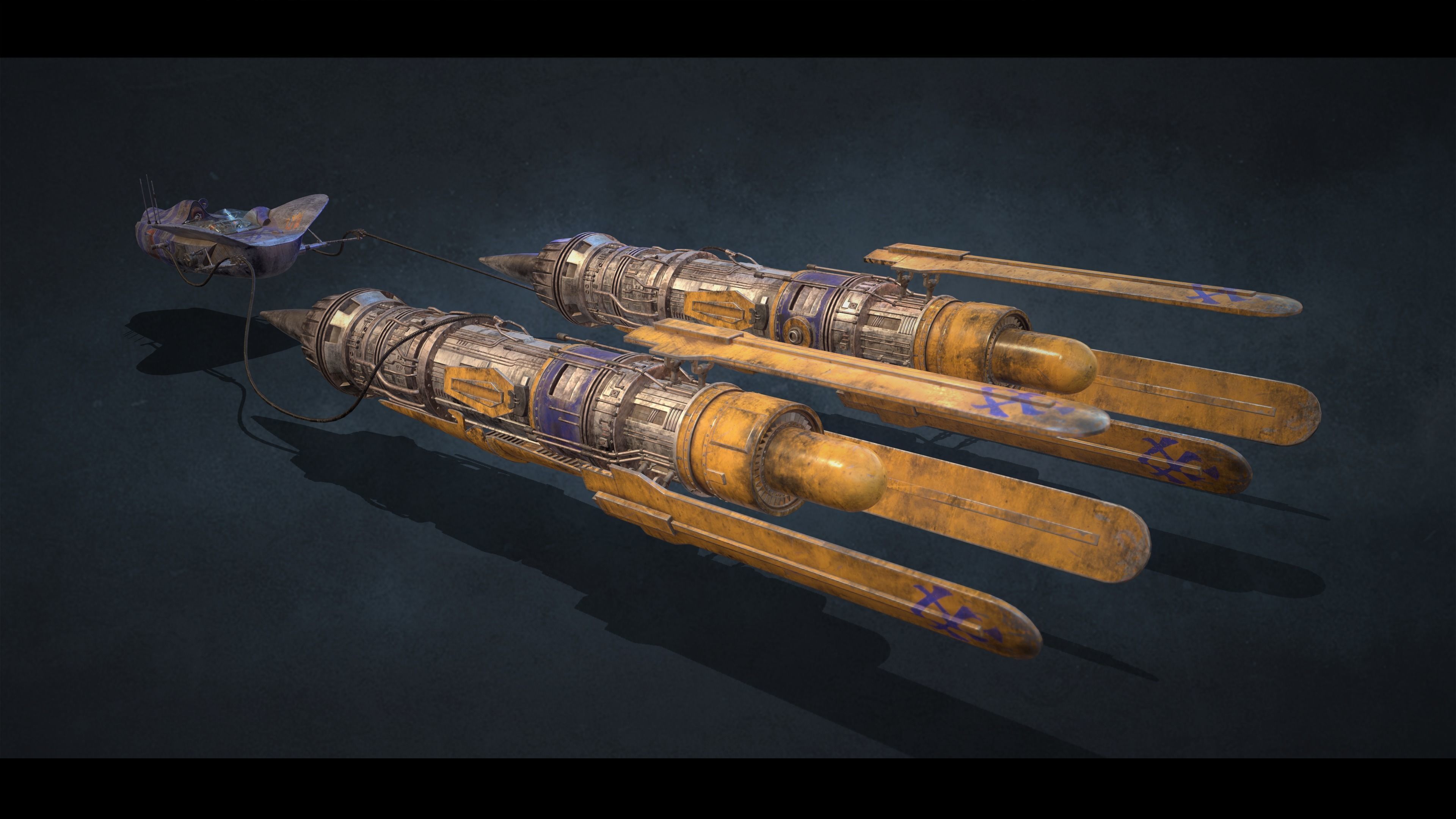3D model Anakin Podracer from Star Wars - Episode 1 - The Phantom ...
