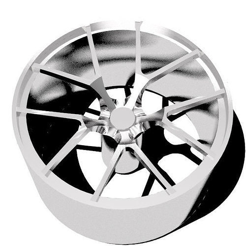 Rims for hot wheels model 11 and free tire 3D print model 3D model 3D ...