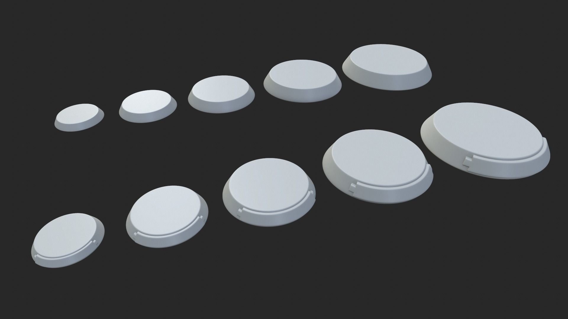 Round Base 3D printable model | CGTrader